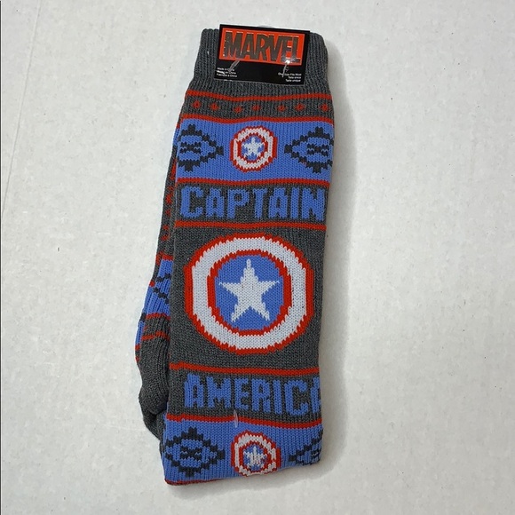 Marvel | Underwear & Socks | Marvel Captain America Socks 13 Mens Sweater | Poshmark